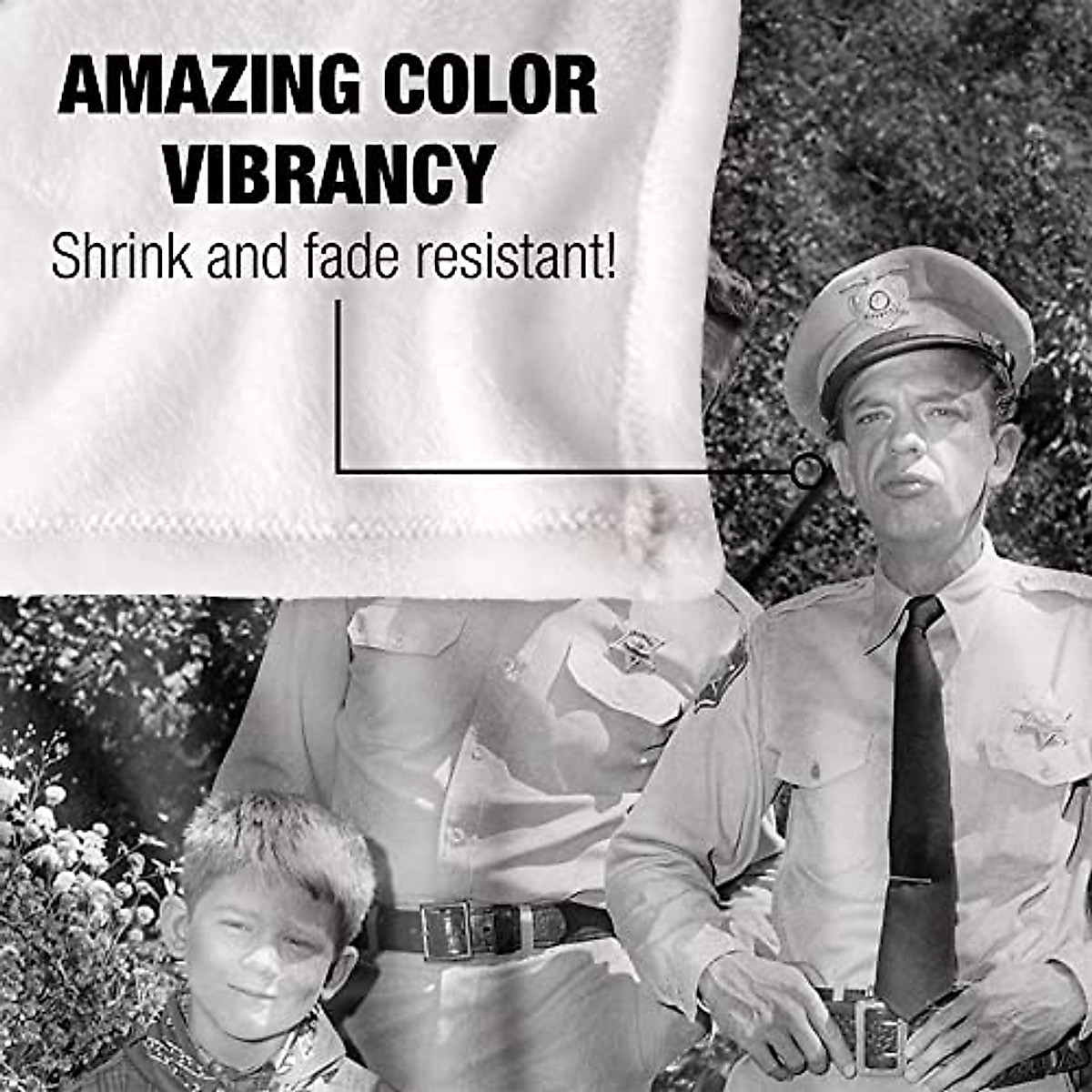Andy Griffith Lawmen Officially Licensed Silky Touch Super Soft Throw Blanket 50" x 60"