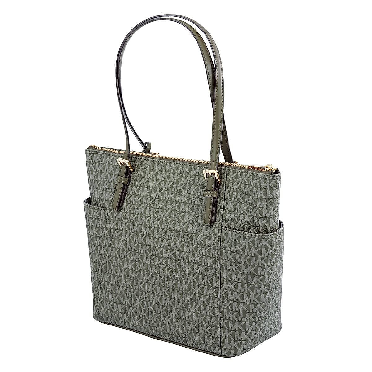 Michael Kors Jet Set Item East/West Top Zip Tote Olive One Size