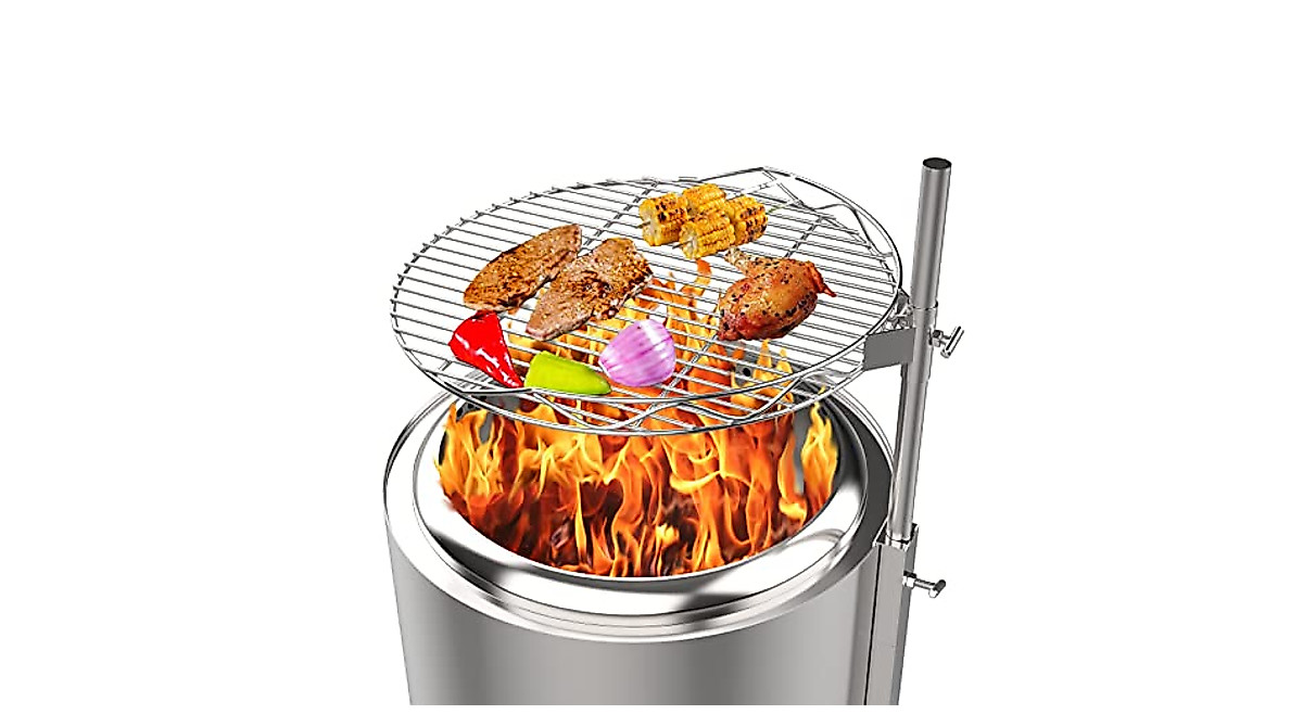 BBQSTAR Swivel Grill for 19.5" Firepits - Cook Anywhere!