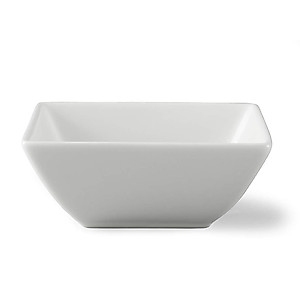 Better Homes and Gardens 5" Square Appetizer Bowls, White, Set of 6