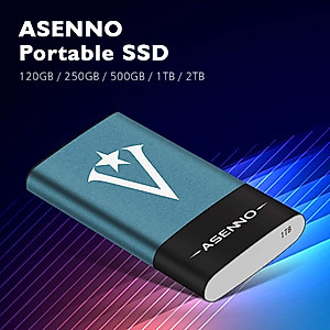 ASENNO Portable SSD External Solid State Drive Possport SSD (ASP1 1TB)