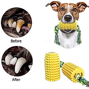 Vastean Shaped Dog Chew Toy, Bite-Resistant Tough Chew Rope Toys for Boredom Teeth Cle aning Dental Care