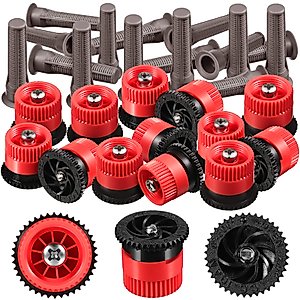 Honoson 16 Pcs Variable Arc Nozzle Radius High Efficiency Replacement Pop up Sprinkler Heads Compatible with RainBird, Hunter, Orbit Pop-up Sprinklers (10 Van)