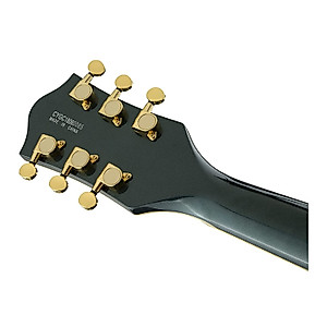 Gretsch G5655TG Electromatic Center Block Jr. Single-Cut Electric Guitar with Laurel Fingerboard, 22 Medium Jumbo Frets, Bigsby and Gold Hardware (Cadillac Green)