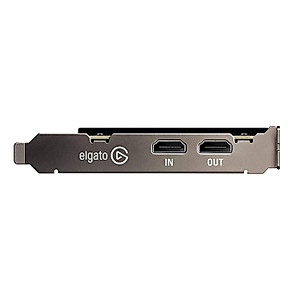 Elgato Game Capture 4K60 Pro - 4K 60fps Capture Card with Ultra-Low Latency Technology for Recording PS4 Pro and Xbox One X Gameplay, PCIe x4, Black