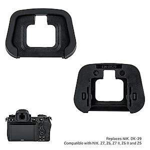 2 Pack Soft Silicone Camera Viewfinder Eyepiece Eye Cup for Nikon Z7 Z6 Z7 II Z6 II and Z5,Replace Nikon DK-29 Eyecup