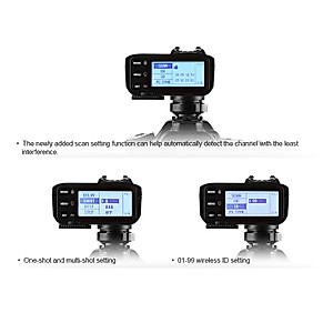 Godox X2T-O TTL Wireless Flash Trigger for Olympus Panasonic, Support 1/8000s HSS Function, 5 Dedicated Group Button and 3 Function Button for Quick Setting