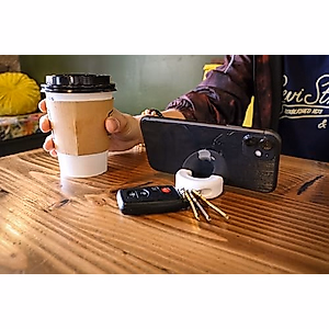 GoDonut – Phone Stand Mini – Portable Keychain Cell Phone Holder – Desk Accessory – Perfect for Travel, Office, Nightstand – Compatible with iPad Mini, iPhone & Most Smartphones – Teal