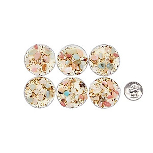 Self Love Candle by New Moon Beginnings - Negative Energy Cleansing - Handmade Aromatherapy Soy Candle - Dried Flower, Herb, & Crystal Candle - Set of 6 Tealights