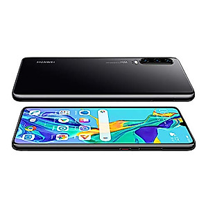 Huawei P30 128GB+6GB RAM (ELE-L29) 6.1" LTE Factory Unlocked GSM Smartphone (International Version) (Black)