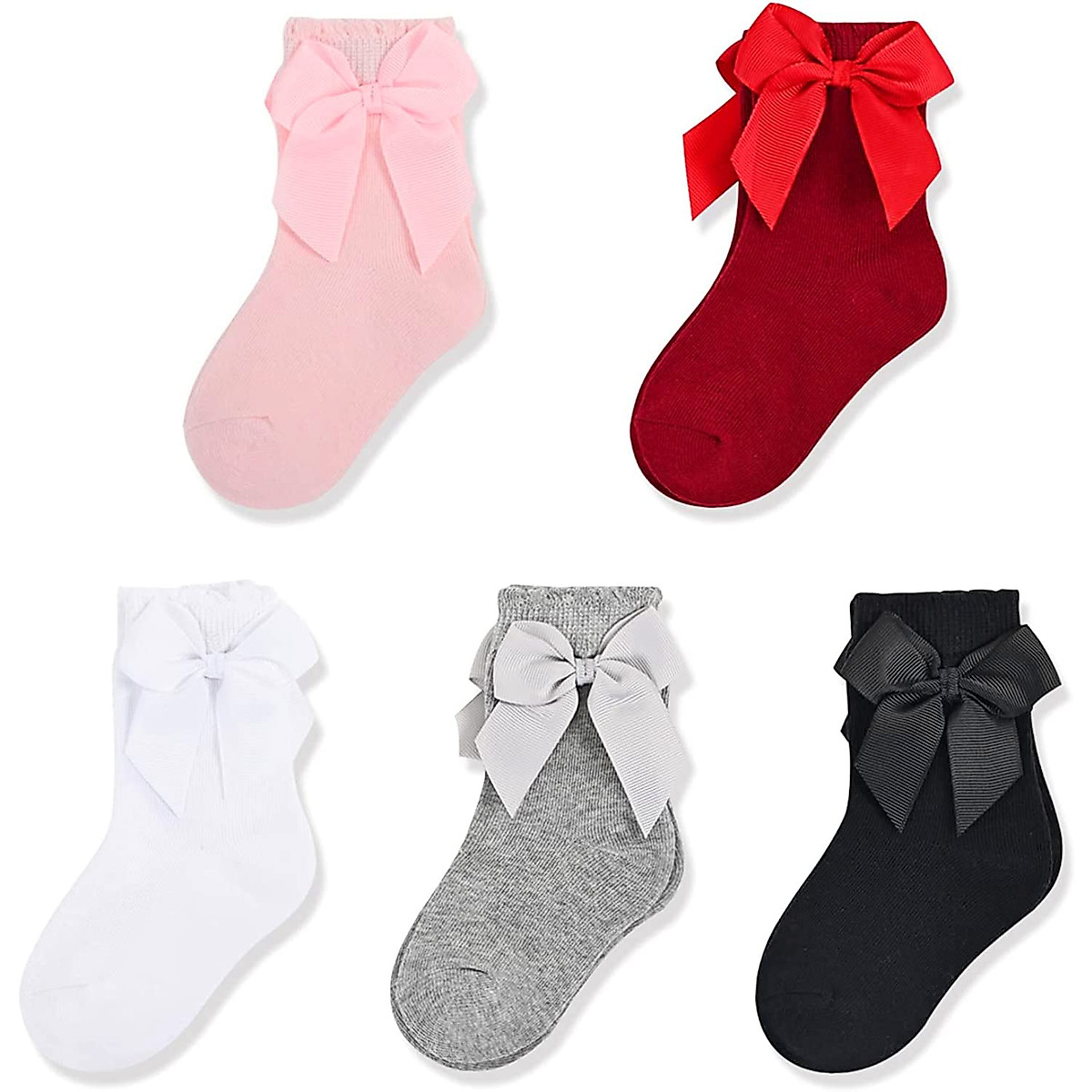 sockfun Baby Girl Socks Newborn Socks Infant Girl Socks Girls Dress Socks Ruffle Socks, Toddler Girl Gifts 4-6 Years