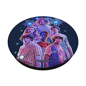 Stranger Things Group Shot Fireworks PopSockets Standard PopGrip