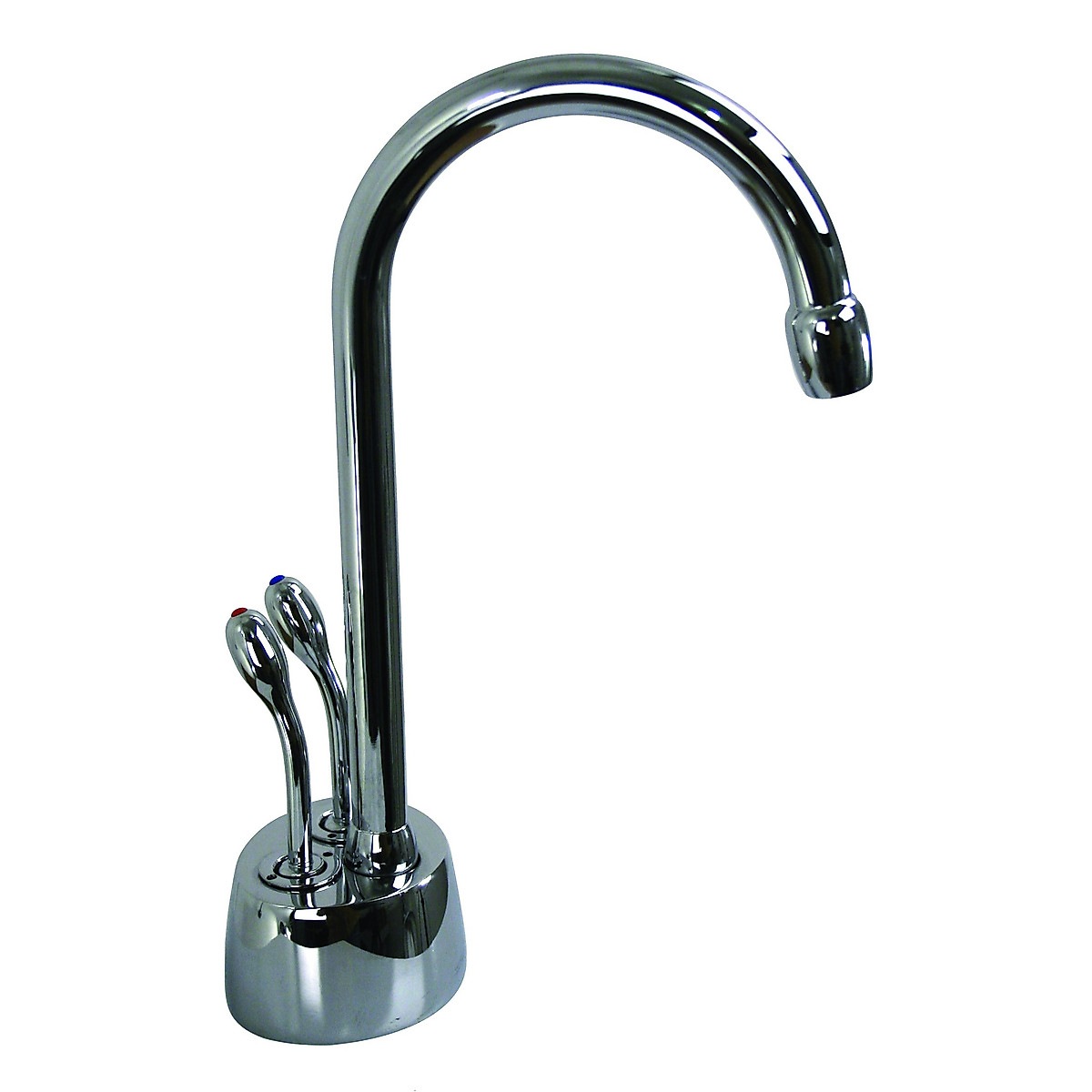 Westbrass D272H-26 Develosah 9" 2-Handle Hot and Cold Water Dispenser with Instant Heating Tank, 1-Pack, Polished Chrome