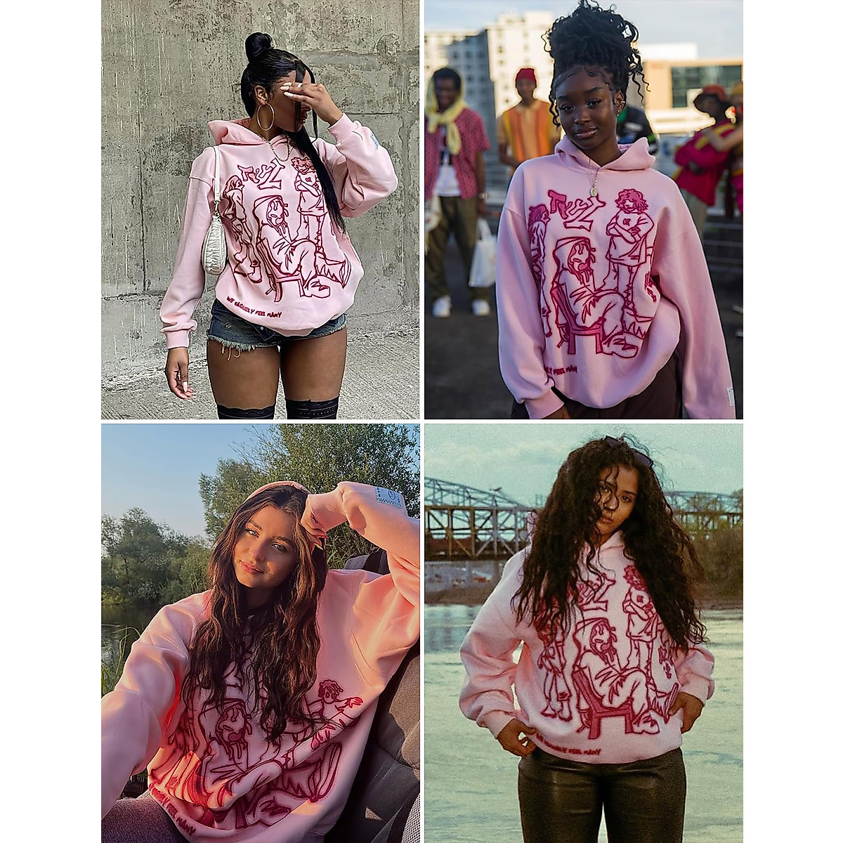 Aelfric Eden Mens Graphic Hoodies Y2k Hoodies Oversized Streetwear Hoodie Sweatshirt Casual Harajuku Hooded Pullover