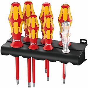 Wera 05006147001 Kraftform Plusserie 100 Rack 160I Screwdriver Set (7 Piece)