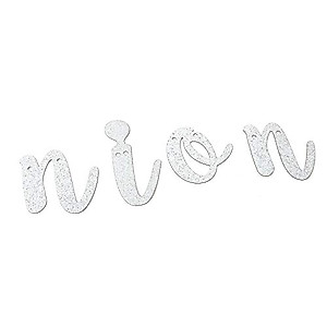 AonBon Silver First Communion Banner, Baptism/Christening/Confirmation/Baby Shower/Birthday/Communion Party Decoration