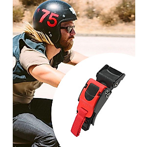 RACOONA Helmet Button Buckle,Motorcycle Helmet Quick Release Buckle Strap Locks,Car Accessories otorcycle Helmet Speed Clip Quick Release Chin Strap Button,Bike Helmet Clip Buckle,Fits for Any Helmet