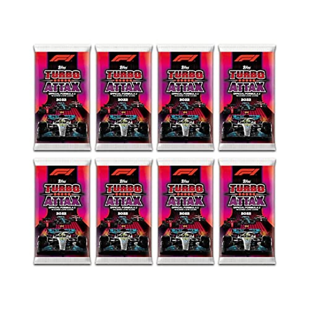2022 Topps Formula 1 Turbo Attax Cards - 80 Card Set (Sealed Packs)