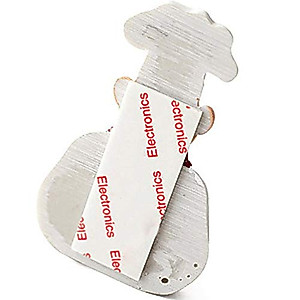 NewFerU Cute Adhesive Resin Fat Chef Utility Wall Hook Rack Hanger Sticky Cable Plug Holder Art Décor Storage Organizer Set for Coat Clothes,Towel,Wreath,Key,Garage,Kitchen,Bathroom,Kids Room (H+F)