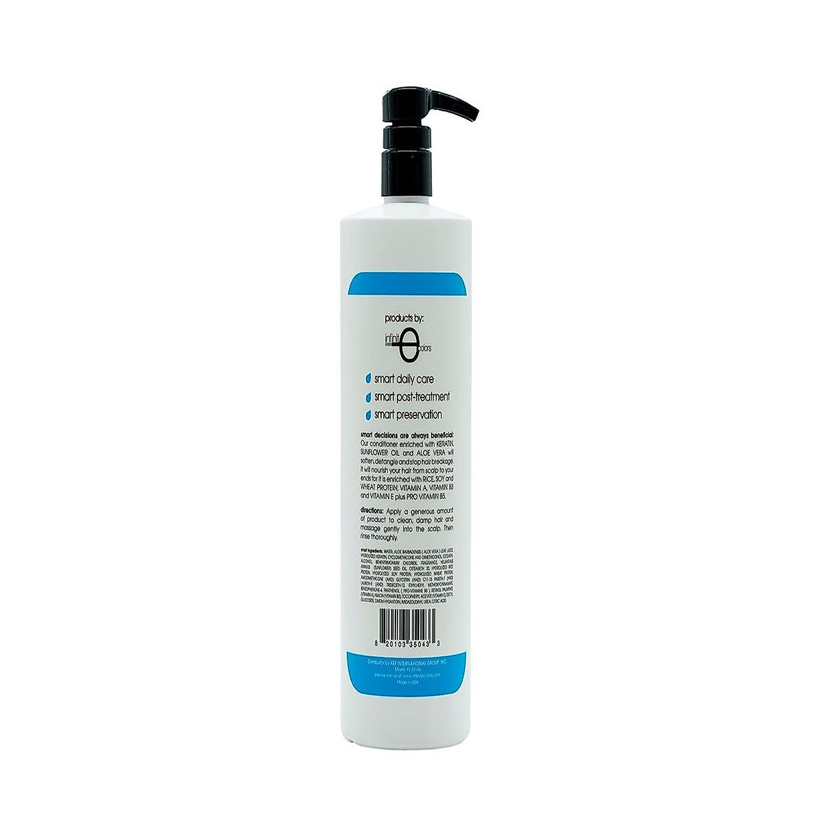 Smart Protection Ultra Moisture Conditioner Sulfate and Paraben Free 32oz for Keratin Treated Hair