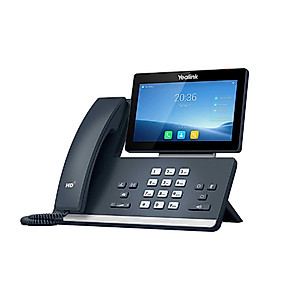 Yealink T58W 16 Lines. 7-Inch Color Touch Screen Display. Dual USB Ports, Dual-Port Gigabit Ethernet, PoE, Power Adapter Not Included (SIP-T58W)