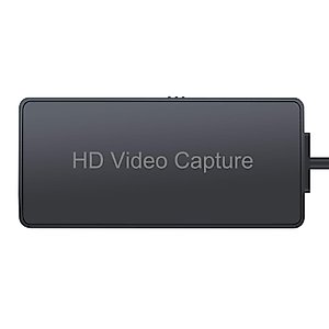 CAMWAY HD Video Capture USB 2.0 HDMI Video Game Capture Card,4k HDMI to USB 2.0 HD Live Capture Game Video Recording Box Support 2Output Capture for Windows Linux Mac OS YouTube OBS Twitch