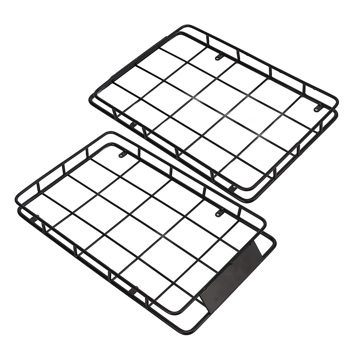 RC Roof Luggage Rack, Metal Lightweight RC Luggage Carrier Anti Wear Large High Simulation for 1/10 RC Crawler