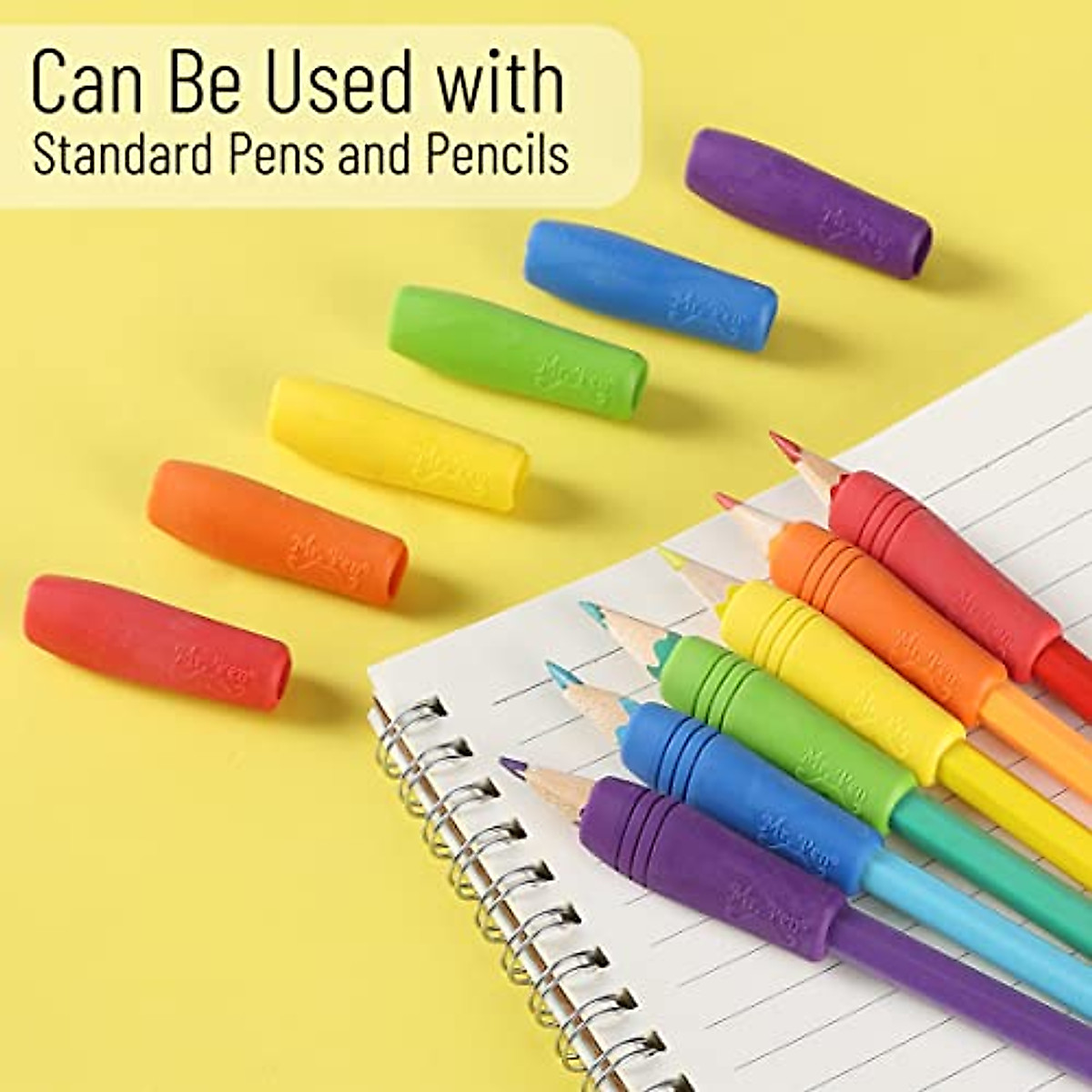 Mr. Pen Pencil Grips 12-Pack | Comfortable & Ergonomic Writing
