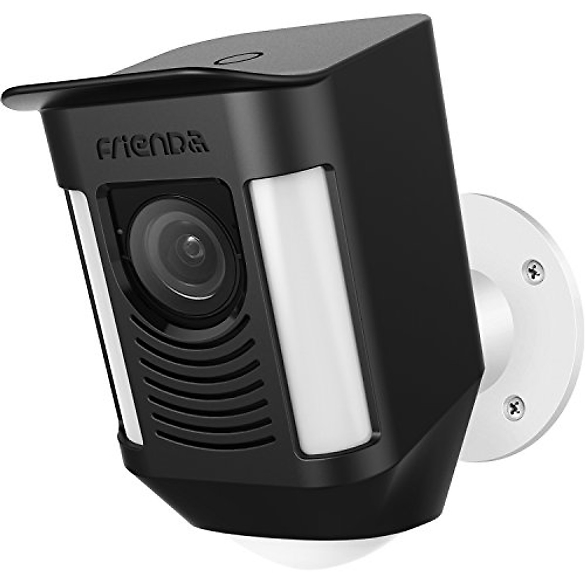 Cover for Ring Spotlight Camera Silicone Skin Outdoor Cover Case Weather Resistant Rainproof Sunproof Protection - Compatible with Ring Spotlight Cam Battery Security Camera by Frienda (Black)