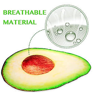 PHNAM Funny Avocado Plush Blanket Soft and Cozy Throw Blanket for Couch Throw Blanket for Adult and Kids Bed Couch Travel 59X51Inches