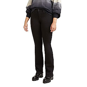 Levi's Women's 315 Shaping Bootcut Jeans, Soft Black, 34 (US 18) R