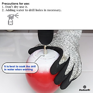 DaduoRi 1/2 inch Diamond Hole Saw, Wet Use, 1/2" Tile Hole Saw for Porcelain Tile Glass Granite Ceramic Marble Stone,12mm Drill bits x 2 Pack, Small (1/4" hex Shank)