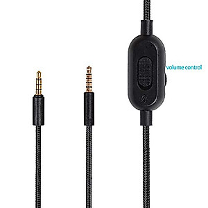 sara-u Portable Headphone Cable Audio-Cord Line for Lo-gitech GPRO X G233 G433 HyperX/Cloud Mix Cloud-Alpha Earphones Headset Accessories