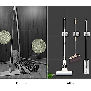 Mop Holder Hook, Silver