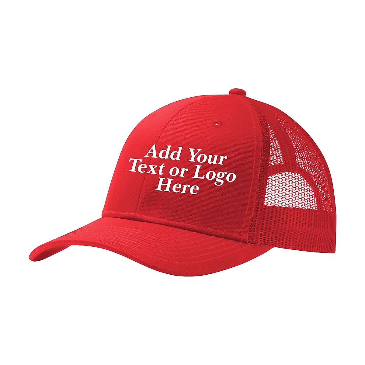 Custom Logo Embroidered Trucker Hats for Men Adjustable Snapback Mesh Cap Great for Outdoors Baseball Cap