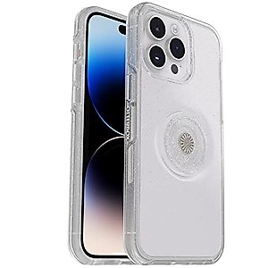 OtterBox OTTER + POP SYMMETRY CLEAR SERIES for iPhone 14 Pro (ONLY) - STARDUST POP (Clear/Glitter)