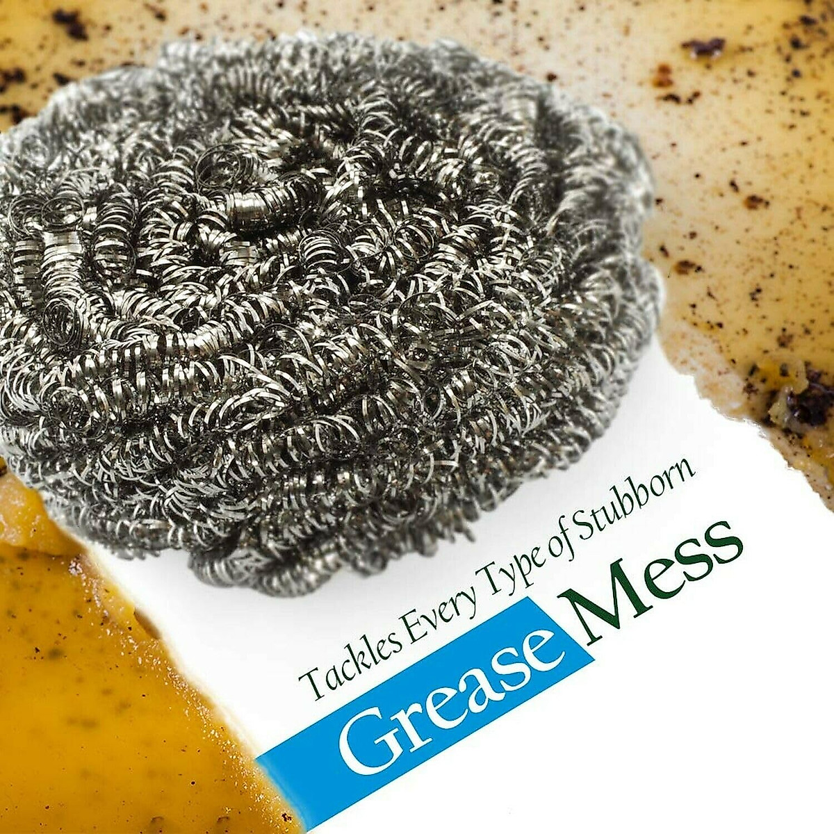 Stanley Home Products Degreaser Concentrate (32 fl. oz.) with Stainless Steel Kitchen & Kettle Cleaner Sponges – Removes Grease & Grime