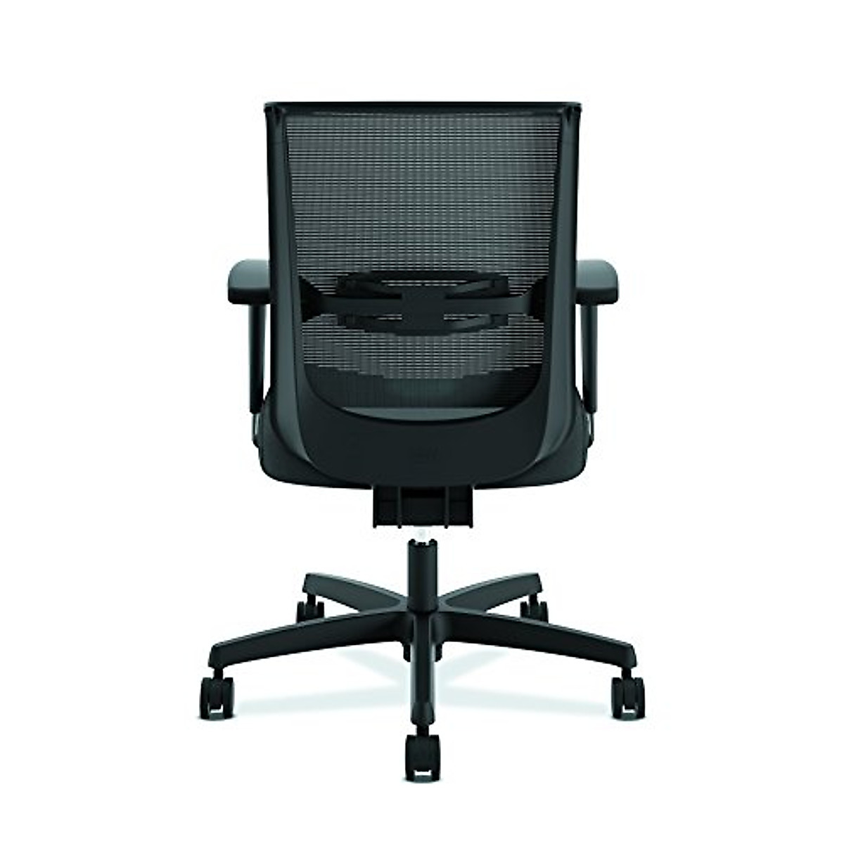 The HON Company Convergence Task Chair, Synchro-Titl with Seat Slide, Black Vinyl