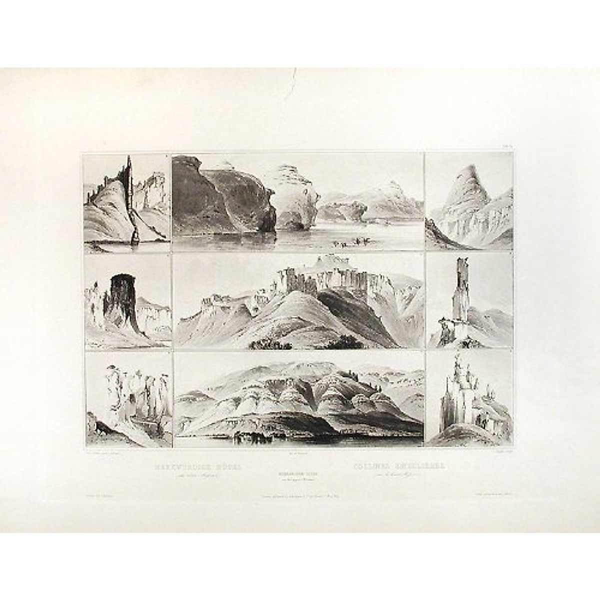 Remarkable Hills on the upper Missouri