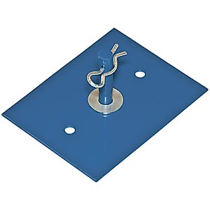 JT Eaton 916 Flat Plate Hard Surface Rat Size Bait Station Securing Device, 3" Length x 2-1/4" Width x 1.18" Height (Case of 12)