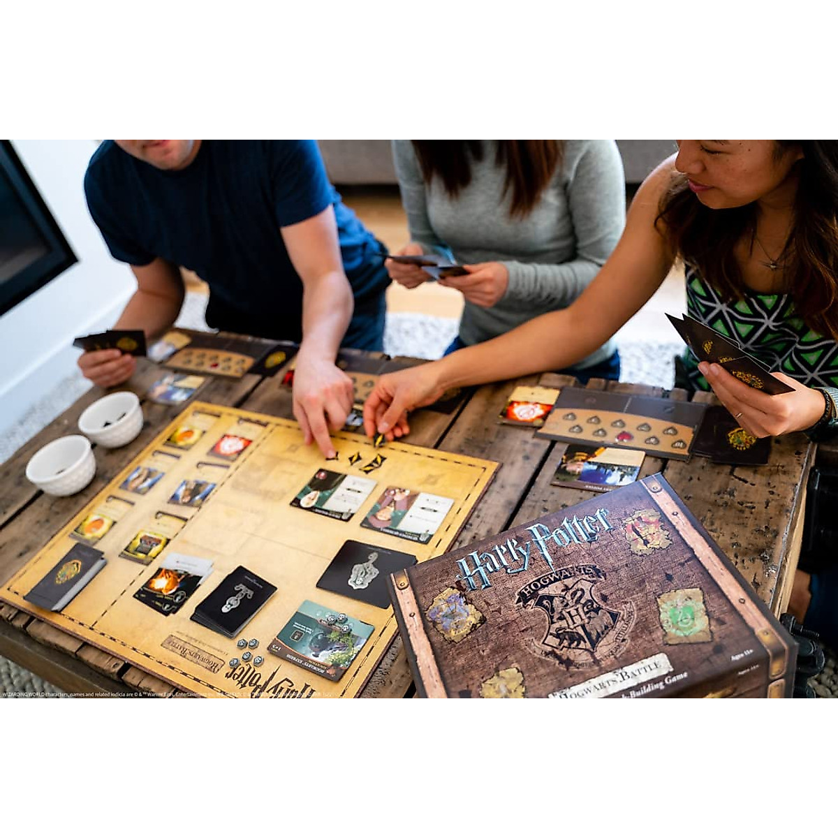 USAOPOLY Harry Potter Hogwarts Battle Cooperative Deck Building Card Game | Official Licensed Merchandise Board Great Gift for Fans Movie artwork For 132 months to 1188 months