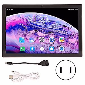 Gaming Tablet, Dual SIM Dual Standby HD Adult Travel Tablet for Home (US Plug)