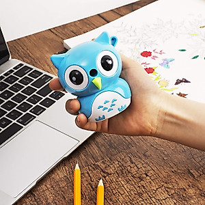 Mr. Pen- Pencil Sharpener, Owl Shaped Sharpener, Pencil Sharpener for Kids, Pencil Sharpener for Colored Pencils, Pencil Sharpener Manual, Cute Pencil Sharpener, Fun Pencil Sharpener, Gift for Kids