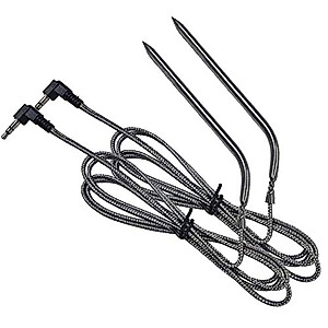 BBQ Future 2-Pack BBQ Grill Meat Temperature Probe for Camp Chef Pellet Grills, Stainless Steel PRO Digital Thermostat Probe