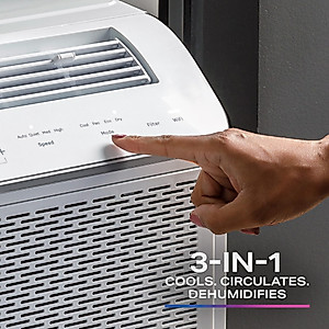 GE PROFILE PHC08LY Window Air Conditioner, 8300 BTU, White