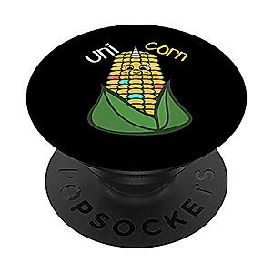 Cool Uni Corn | Funny Maize Magical Horned Horse Joke Gift PopSockets Swappable PopGrip