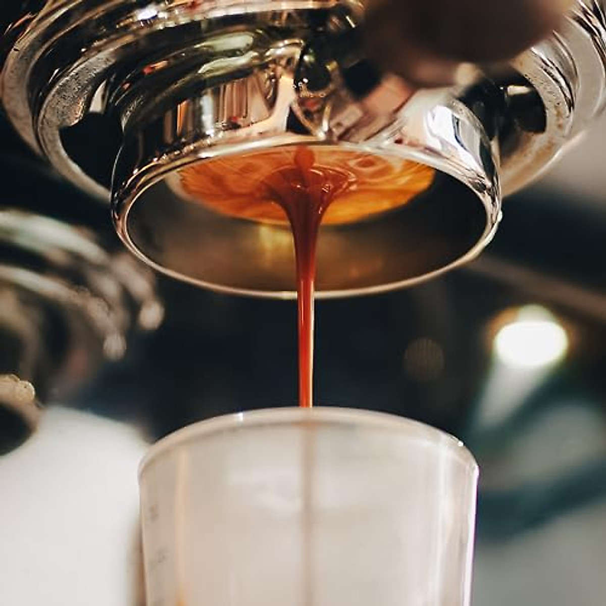 CrossCreek 54mm Espresso Bottomless Portafilter with 3 Ear | Fits 54mm Breville/Sage Barista Espresso Machine | Stainless Steel Basket and Walnut Handle | Espresso Accessories