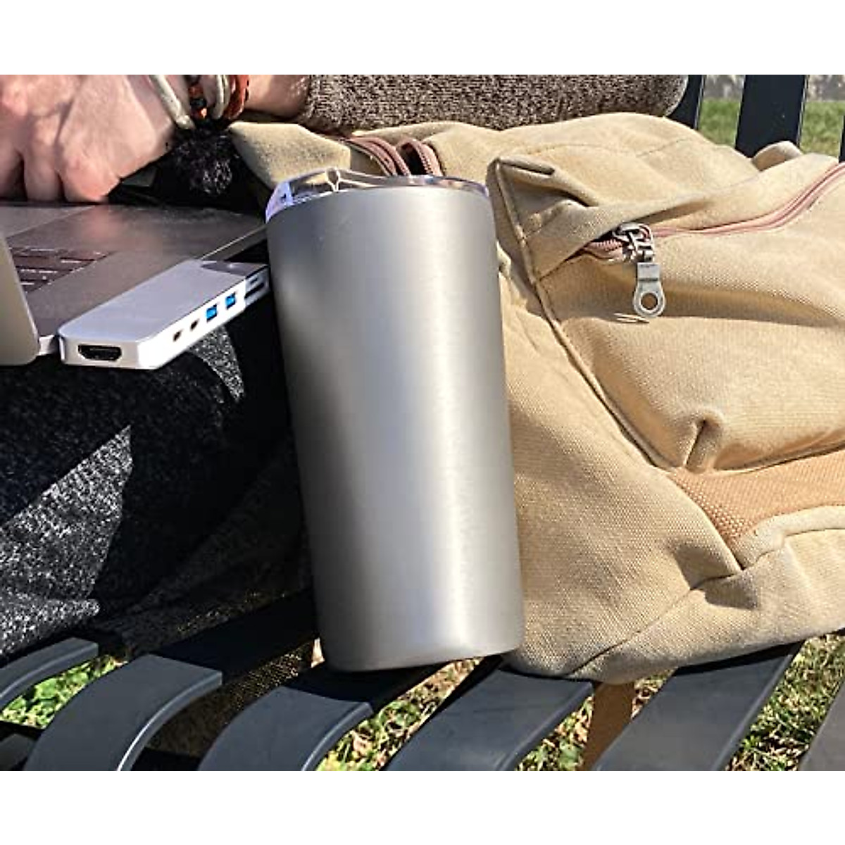 The Fanatic Group University of California, Berkeley Alum 18 oz. Double Walled Stainless Steel Soft Touch Tumbler - Navy