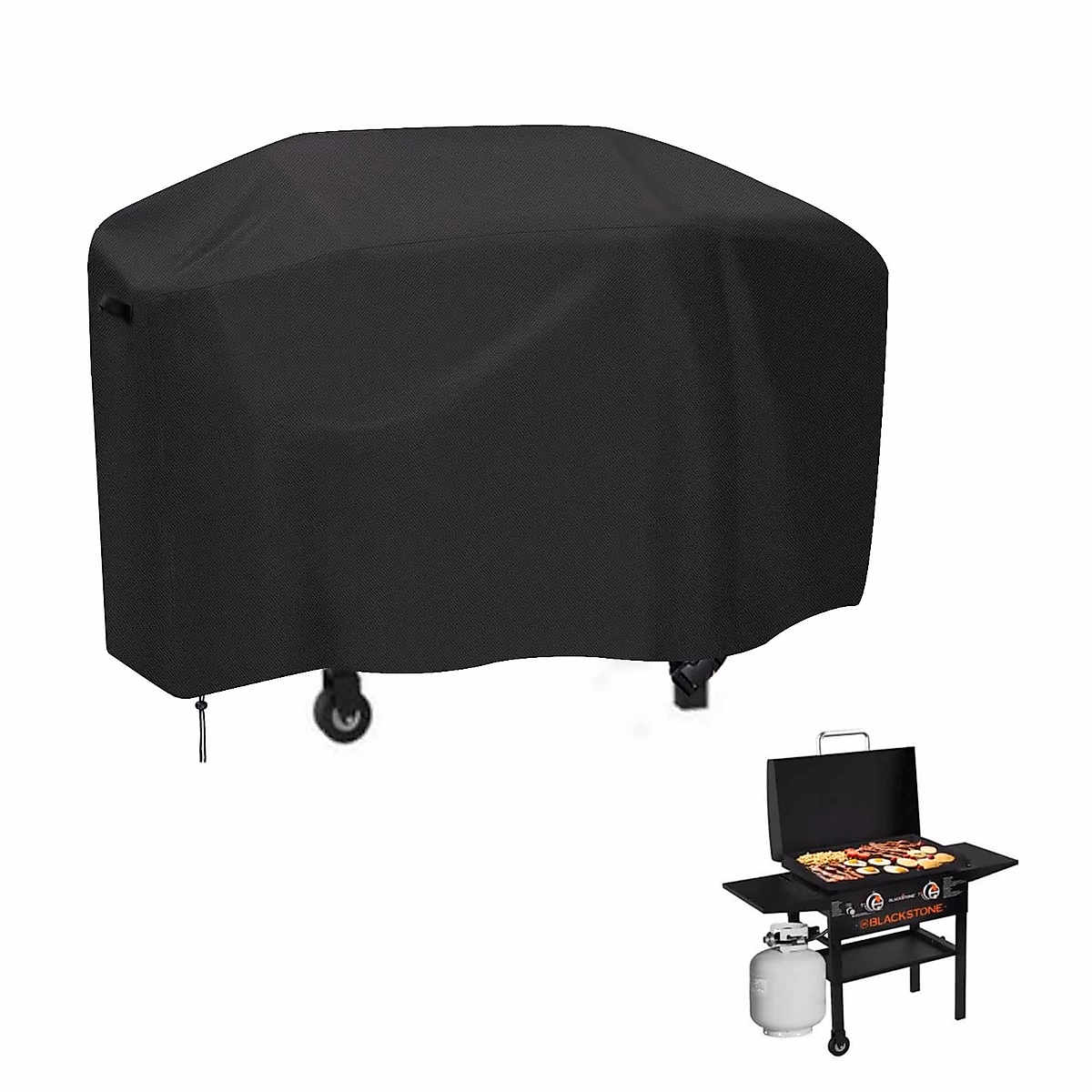 Fenghome Grill Cover for Blackstone Griddle 1883 28 inch, 5483 Outdoor Waterproof Flat Top Barbecue Covers, Fit Blackstone Model 1924 2147 2086 Griddle, 53 x 26 x 36 Inch