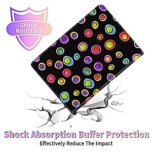 Case for New iPad Mini 6 2021 (6th Generation), Multi-Angle View Adjustable Stand Auto Wake/Slee for iPad Mini 6th Gen 8.3 Inch ,Cute Custom Pattern, Macaron